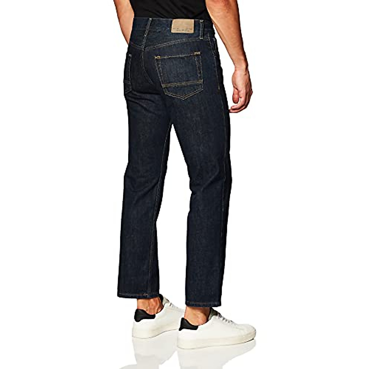 Nautica mens Straight Light Cross Hatch jeans, Marine Rinse, 36W x 32L US