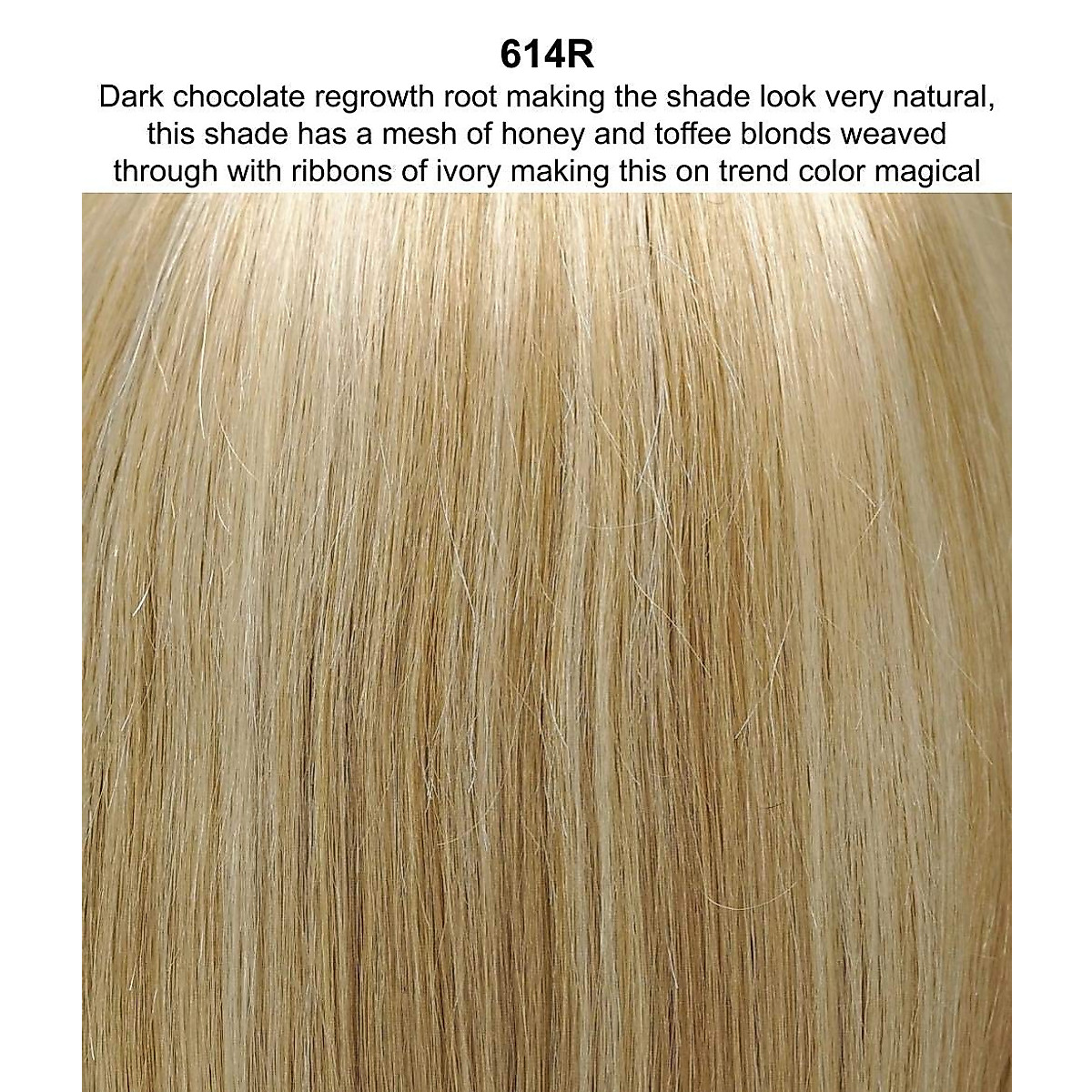 Bundle - 5 items: Valery Human Hair Wig by Rene Paris, Christy's Wigs Q & A Booklet Luxury Shampoo & Conditioner & Mist Wide Tooth Comb - Color: 614R