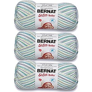 Bernat Softee Baby Yarn Ombres (3-Pack) Prince Pebbles 166031-31201