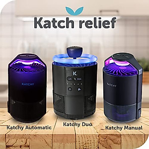 KATCHY Insect Trap 8-Pack of Refillable Glue Boards