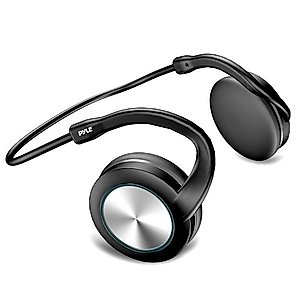 Pyle PHBT3E Bluetooth Sports Flex Headphones with Wrap Around Flexible Band and Built-In Mic