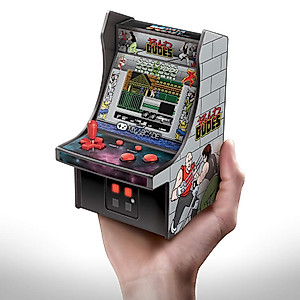My Arcade Bad Dudes Micro Player - 6.75 Inch Mini Retro Arcade Machine Cabinet - Licensed Collectible