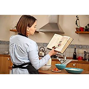 TILISMA Wooden Book Page Holder – Handmade Natural Walnut Thumb Bookmark - Reading Accessories Gifts for Book Lovers, Librarians, Bookworms, Teachers. (Large)