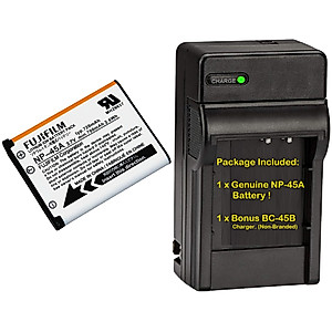 Bc45Bkit Bc45B Battery Charger + Np45A Li-Ion Battery For Fujiââ‚¬¦Ââ‚¬¦