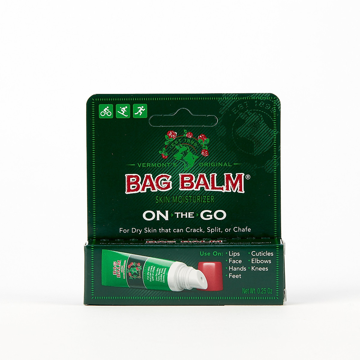 Bag Balm Original Formula Skin Moisturizer 0.33oz Lip Balm Tube