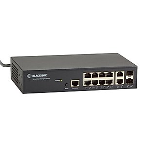 Black Box LGB1110A L2+ Switch Delivers Management Simplicity, Lower Cost of Ownership, Plus Fiber U