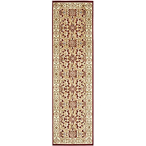 SAFAVIEH Paradise Collection Runner Rug - 2' x 7', Red, Oriental Viscose Design, Ideal for High Traffic Areas in Living Room, Bedroom (PAR08-202)