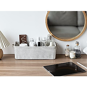 StorageWorks 2-Pack Narrow Storage Bins with 3-Pack Storage Baskets