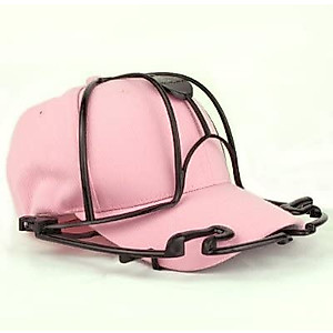 Perfect Curve Cap Washer - Hat and Visor Cleaning Rack. Made in USA. (Black 3-Pack)