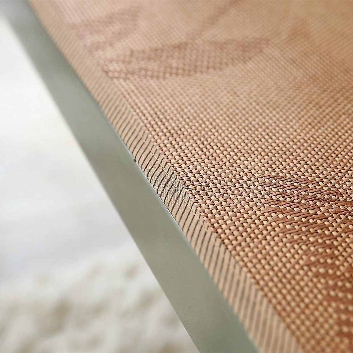 Summer Mattress, Home Cooling Textile Rattan Mat, Foldable Summer Bed Mat Cooling Bed for Home School Dormitory(90 * 195cm)