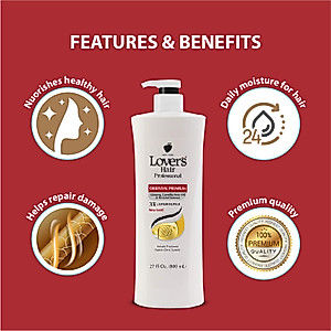 LOVER'S HAIR PROFESSIONAL Oriental Premium 3X Conditioner 27 Fl Oz Ginseng Camellia Seed Oil Oriental Premium Conditioner