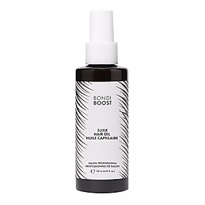 BONDIBOOST Elixir Hair Oil 4.23 fl oz - Pre-Shampoo Hair Oil Treatment for Dry Hair - Calm Frizz + Smooth Split-Ends + Tame Flyaways - Lightweight Formula - Vegan/Cruelty-Free - Australian Made