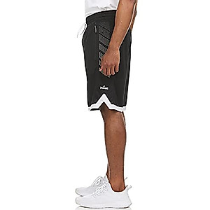Spalding Mens Guard Performance Basketball Short, Black, S
