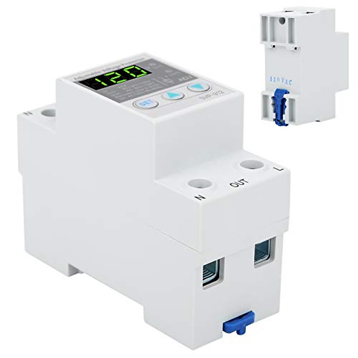 SVP912 120VAC Self Recovery Under Voltage Protector Adjustable Voltage Protective Device Automatic Reset Protection Switch (40A)