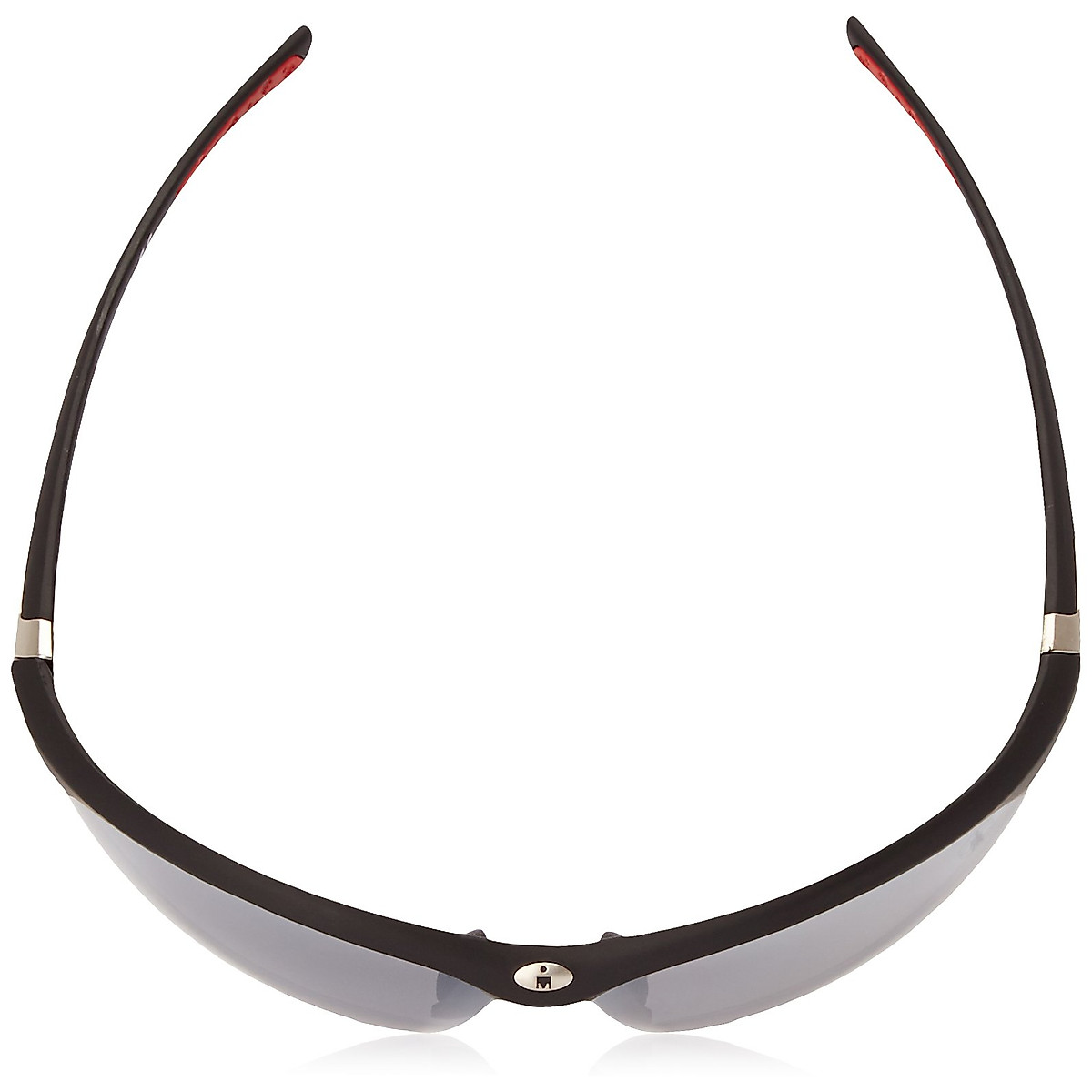 IRONMAN Men's Principle Wrap Sunglasses, Matte Black Rubberized, 71 mm