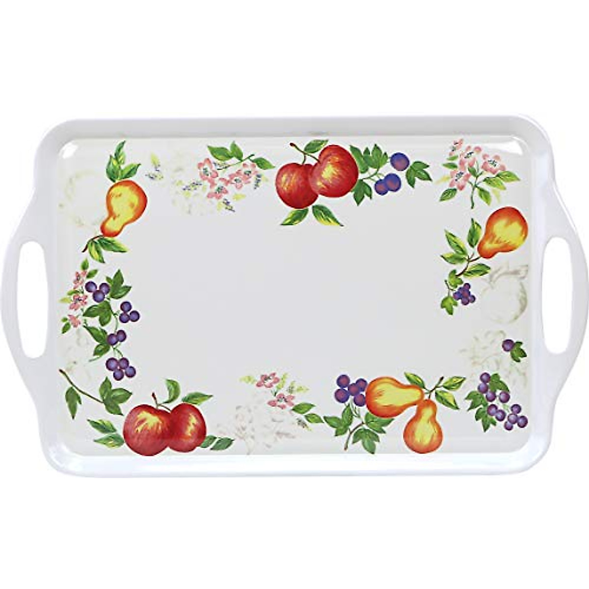 Reston Lloyd Melamine Serving/Ottoman, Rectangular Tray, Chutney