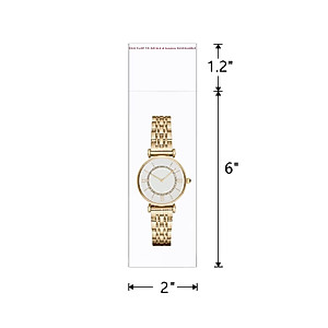 Doutop Self Sealing Cellophane Bags 2x6 500pcs Clear Bags 1mil Resealable Cellophane Bag for Packaging Candy Pen Gifts Favors Bookmarks Bracelet Key Chain Watch Disposable Tableware