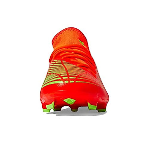 adidas Unisex Edge.3 Predator Firm Ground Soccer Shoe, Solar Red/Green/Black, 8.5 US Men