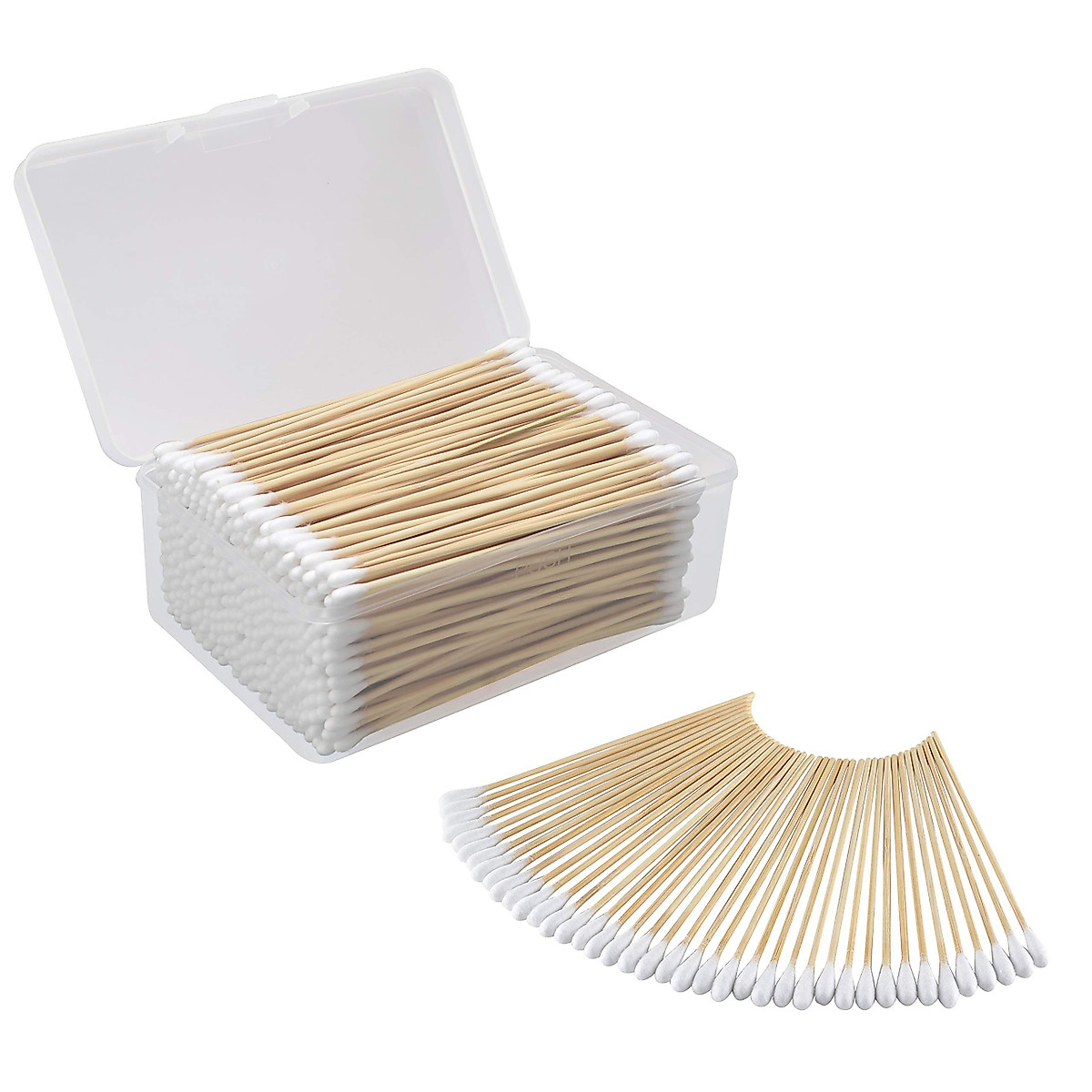 BOOSTEADY Professional Square Gun Cleaning Patches with Gun Cleaning Swabs