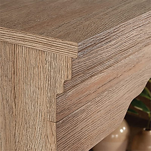 Sauder Rollingwood Engineered Wood 4 Shelf Bookcase in Brushed Oak