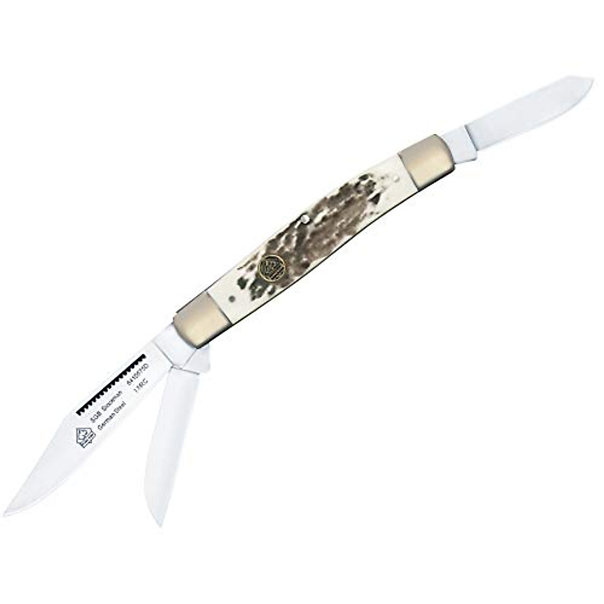 Puma SGB Stockman POM Commando Stag Folding Pocket Knife
