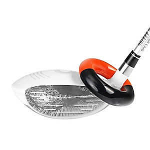 DGZZI Swing Ring Black and Orange Golf Club Warm Up Swing Donut Weight Ring Training Practice Aid Tool