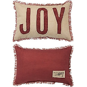 Primitives by Kathy Holiday Joy Cotton Throw Pillow