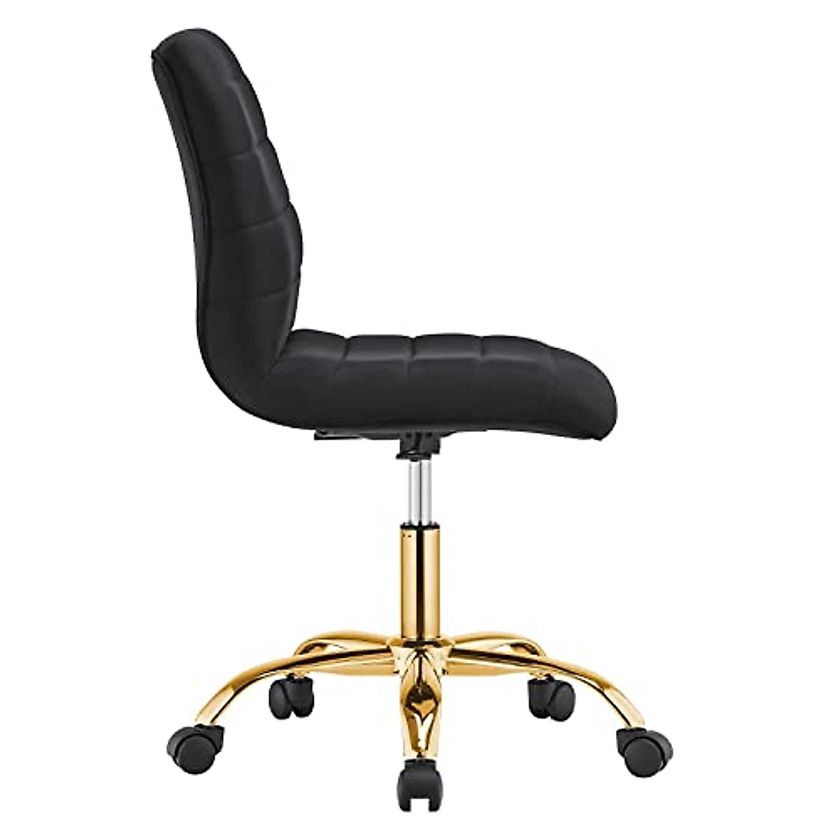 Modway Ripple Home Office Desks and Chairs, Gold Black