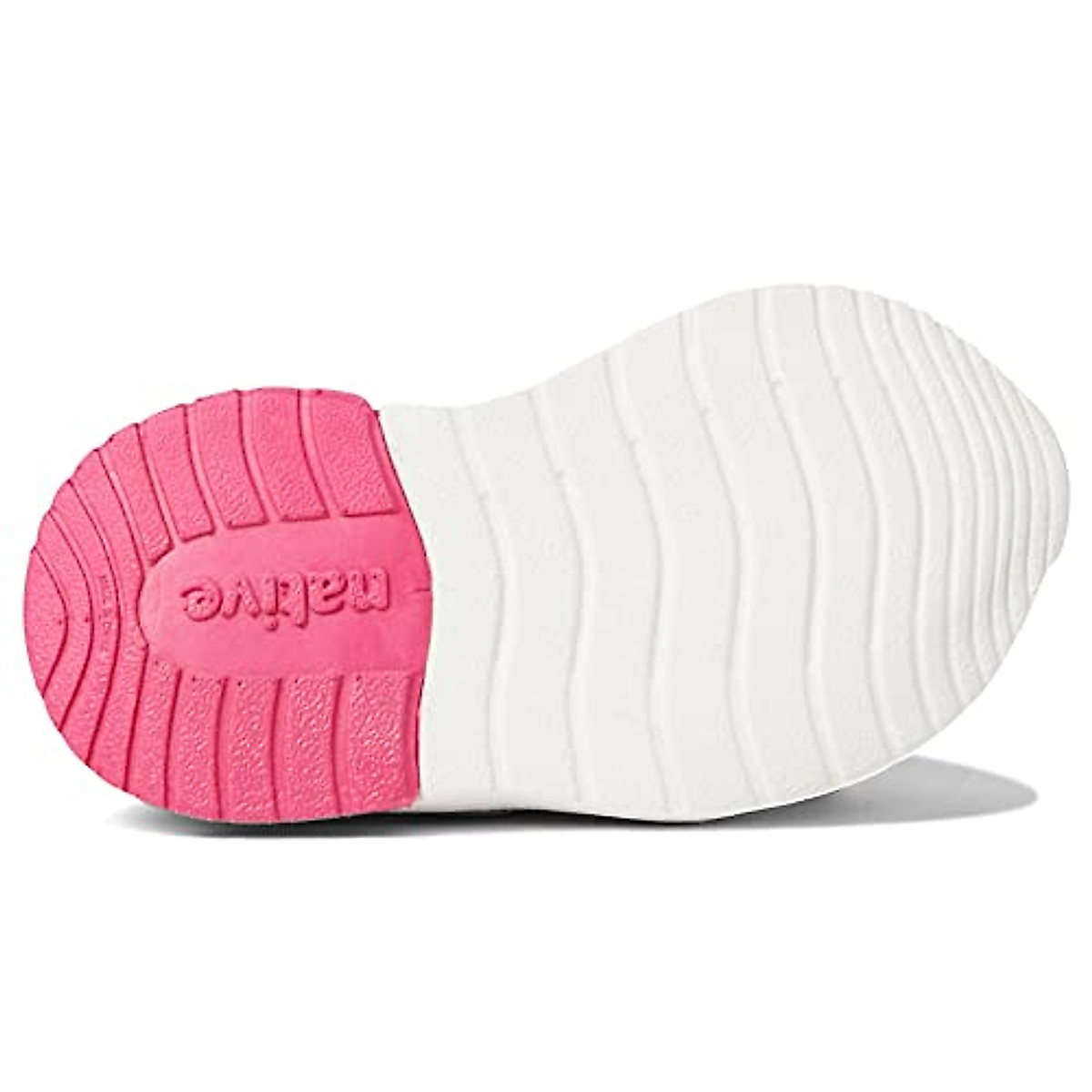 Native Shoes Kids Pheonix Sugarlite Sneakers for Toddler - Man-Made Upper with Cushioned Insole, Slide Closure, and OutsoleSherbert Blue/Shell White/Hollywood Pink 10 Toddler M