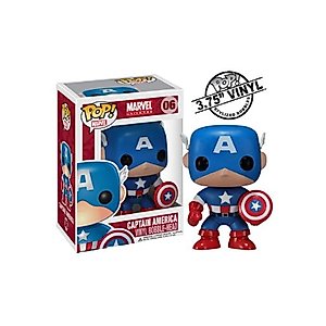 Funko Marvel Captain America Pop Vinyl Figure,Multi,3.75 inches