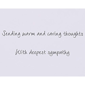 Papyrus Sympathy Card (Warm and Caring Thoughts)
