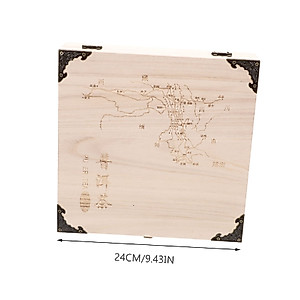 NOLITOY Tea Cake Box Practical Pu'er Tea Packaging Box for Tea Lovers Elegant Design with Smooth Finish Ideal for Tea Wrapping and Storage