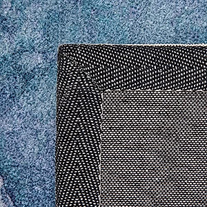 Levtex Home - Trail Mix Mountains - Rug/Carpet - 3 x 5 (36in. X 60in.) - Indigo, Blue, Charcoal, Grey and Cream - 100% Polyester - Woven Fabric Backing - Bedroom, Playroom, Family Room or Kids' Room