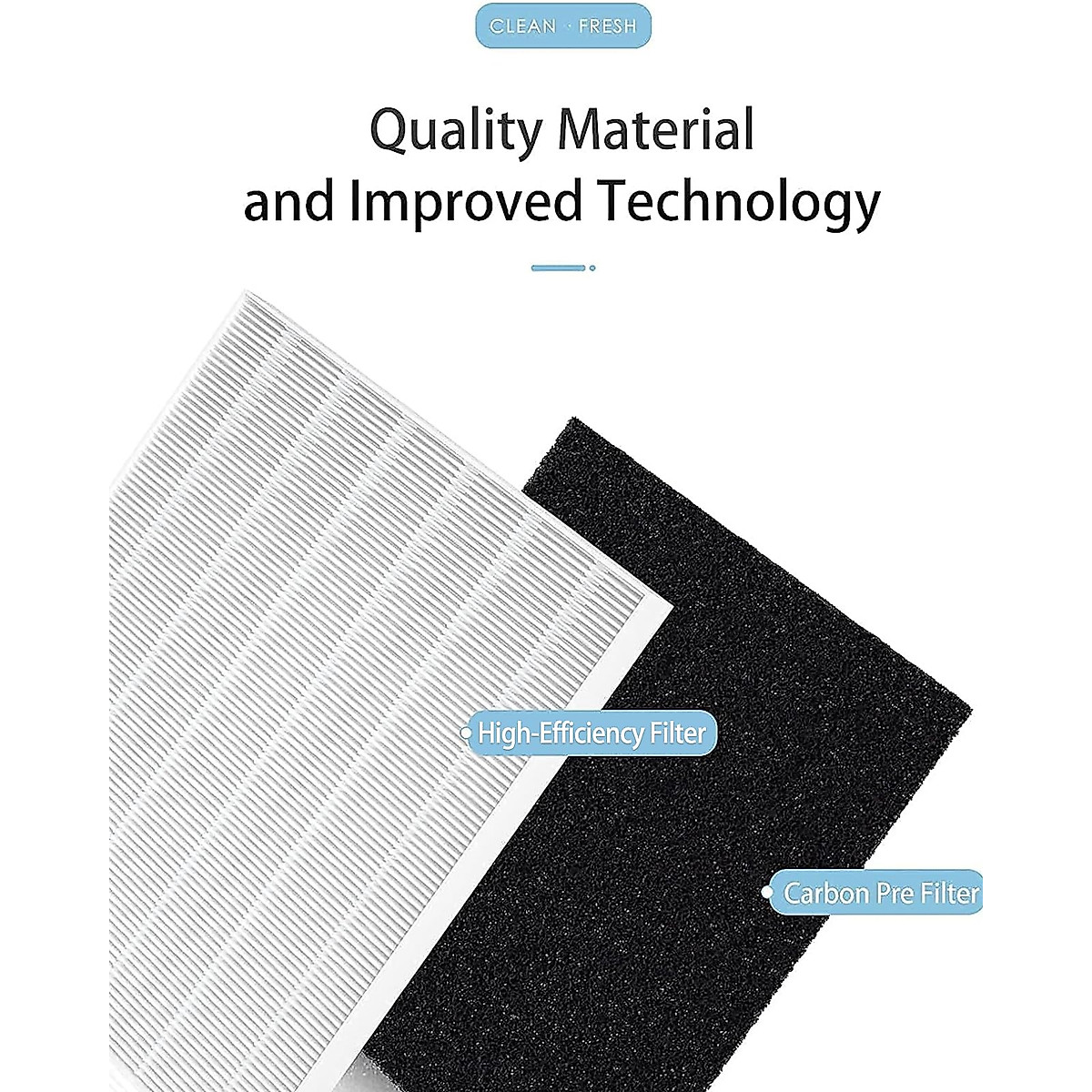 C535 Replacement Filter A Kit Compatible with Winix C535, 5300-2, P300, 5300, Repalce 115115, 1-Pack