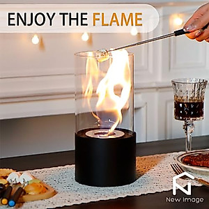 Tabletop Fire Bowl Pot Indoor Outdoor Portable Tabletop Fireplace Clean Burning Bio Ethanol fire Pit…