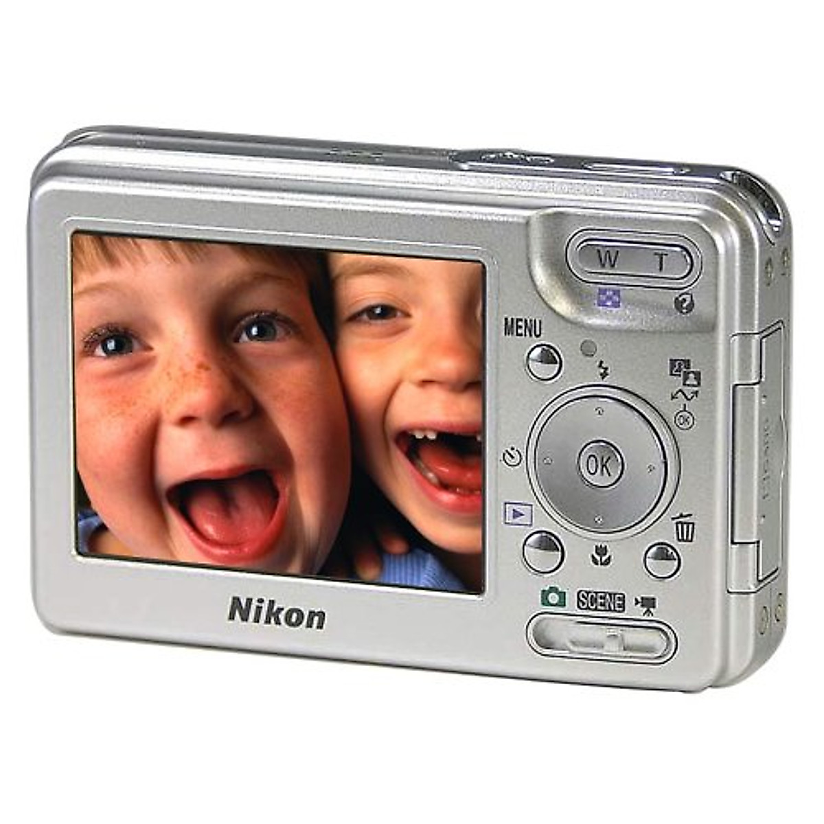 Nikon Coolpix S1 5.1 MP Slim-Design Digital Camera with 3x Optical Zoom (Includes Dock) (OLD MODEL)