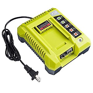 40V Charger for Ryobi, Hipoke OP401 Lithium-ion Battery Charger for OP4015 OP4026 OP4026A OP4030 OP4040 OP4050 OP4050A OP4060 OP40261 OP40301 OP40401 OP40501 OP40601 Ryobi 40V Lithium-ion Battery