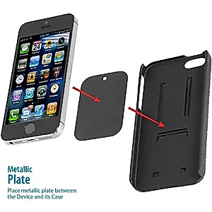 WixGear Cd Mount, CD Slot Magnetic Car Mount Holder for Cell Phones and Mini Tablets with Fast Swift snap Technology, [Only Fits CD Player Slots Measuring 4.5 to 5 Inches]