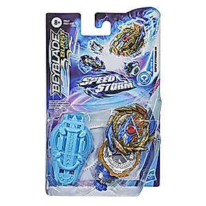 BEYBLADE Burst Surge Speedstorm Super Hyperion H6 Spinning Top Starter Pack -- Attack Type Battling Game Top with Launcher, Toy for Kids
