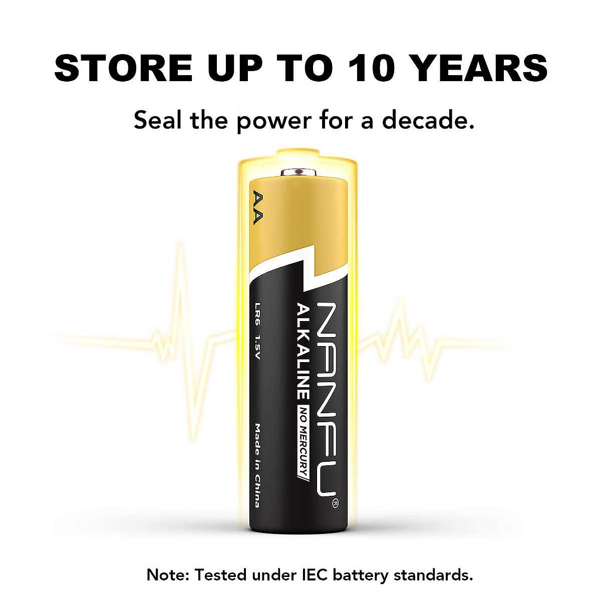 NANFU No Leakage Long Lasting AA 48 Batteries [Ultra Power] Premium LR6 Alkaline Battery 1.5v Non Rechargeable Batteries for Clocks Remotes Games Controllers Toys & Electronic Device