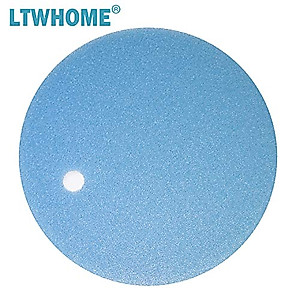 LTWHOME Compatible White Filter Floss and Blue Filter Pad Replacement for Tetra Pond Clear Choice Biofilter (Pack of 6)