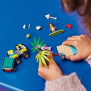 LEGO Friends Turtle Protection Vehicle 41697 Building Toy Set for Kids, Girls, and Boys Ages 6+ (90 Pieces)