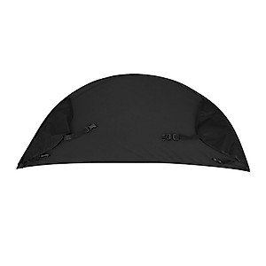 Universal Stroller Sun Shade Sun Shield Anti-UV Pushchair Sun Cover Windproof Umbrella Breathable Car Seats Sunshade Awning with Adjustable Strap Canopy Accessories for Toddlers Outdoor Use (Black)