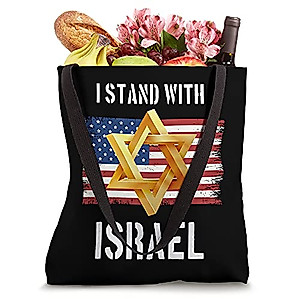 I Stand With Israel, Israel palestine confli, Support Israel Tote Bag