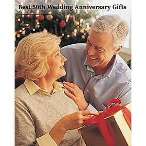 50th Wedding Anniversary - 50th Wedding Gifts for Dad, Mom, Husband, Wife, 50th Wedding Anniversary Decorations, 50th Gifts for Parents-Wine&Whiskey Glass Gift for Mr and Mrs,His and Hers18.5,13.8OZ