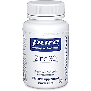 Pure Encapsulations Zinc 30 mg | Zinc Picolinate Supplement for Immune System Support, Growth and Development, and Wound Healing* | 180 Capsules