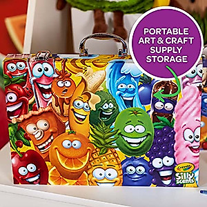 Crayola Silly Scents Inspiration Art Case, 80+ Art Supplies, Easter Gift for Kids, Ages 5, 6, 7, 8 [Amazon Exclusive]