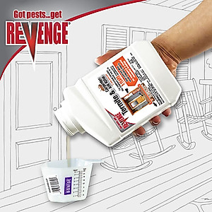 Revenge Termite & Carpenter Ant Killer Spray, 16 oz Concentrate, Long Lasting Pesticide for Indoors and Outdoors (Pack of 2)