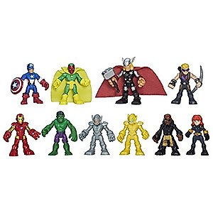 Playskool Heroes Marvel Super Hero Adventures Ultimate Super Hero Set, 10 figures, Ages 3-7 (Amazon Exclusive)