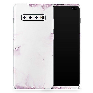 DesignSkinz Marbleized Swirling Pink Border v5 Protective Vinyl Decal Wrap Skin Cover Compatible with The Samsung Galaxy S20 (Screen Trim & Back Glass Skin)